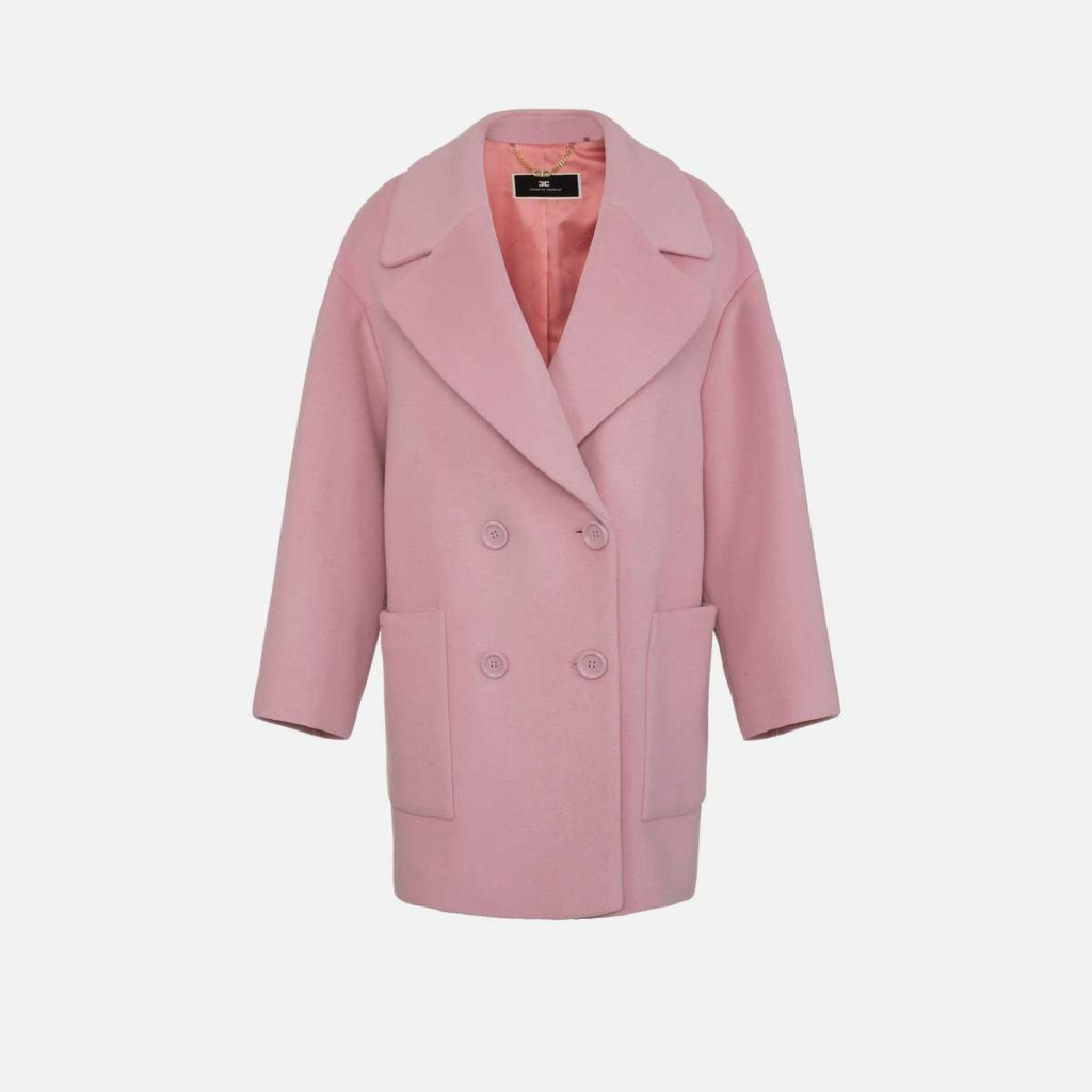 Refeer jacket-cut short wool coat - אלגנזה - אליזבתה פרנקי